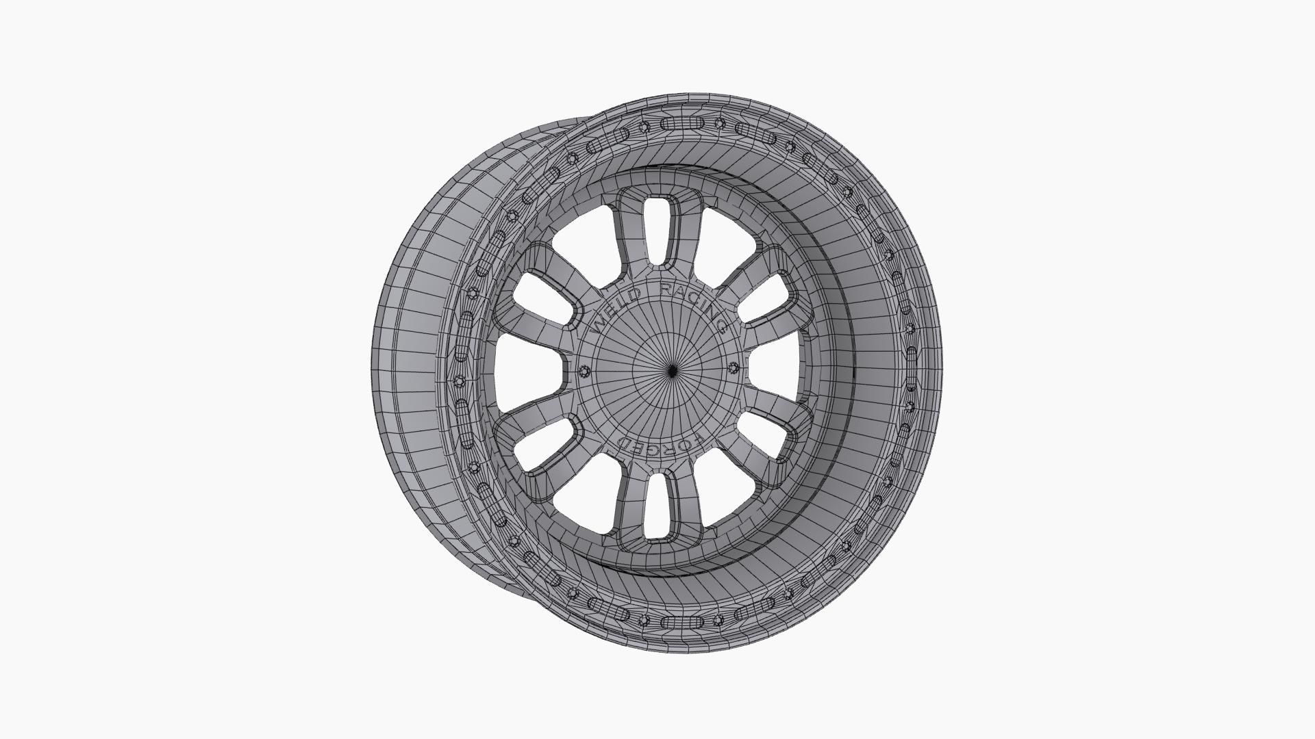 3D model Weld Racing Mountain Crusher wheel VR / AR / low-poly | CGTrader