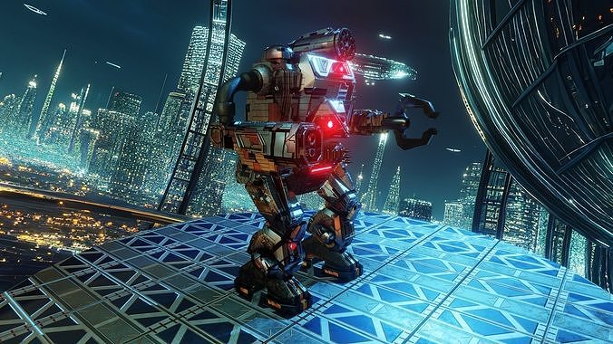 SIFI Robot 3D model | CGTrader
