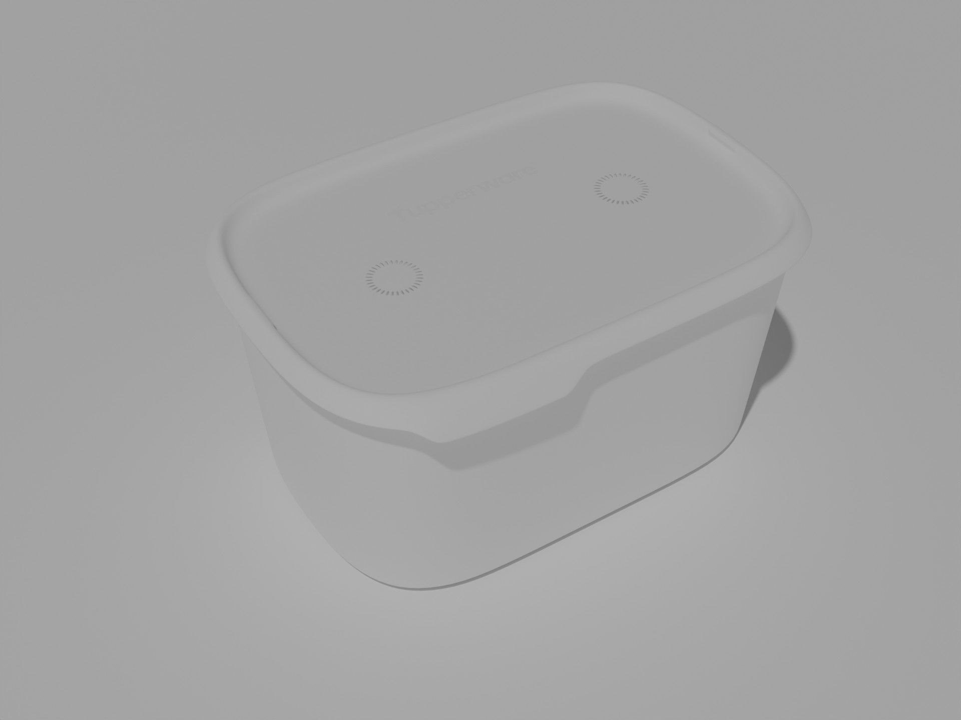 Tupperware One Touch Fresh box with fresh green peas 3D model | CGTrader