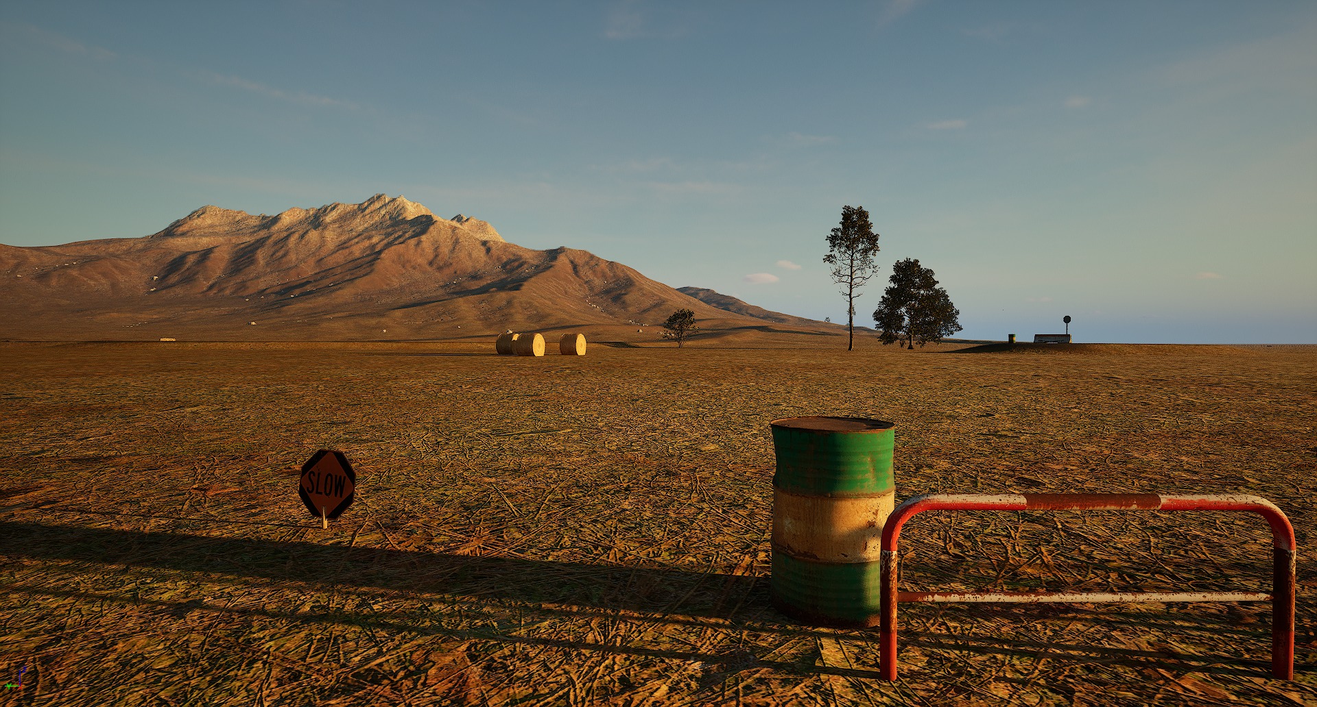 UE5 Mountain road at dusk 3D model | CGTrader
