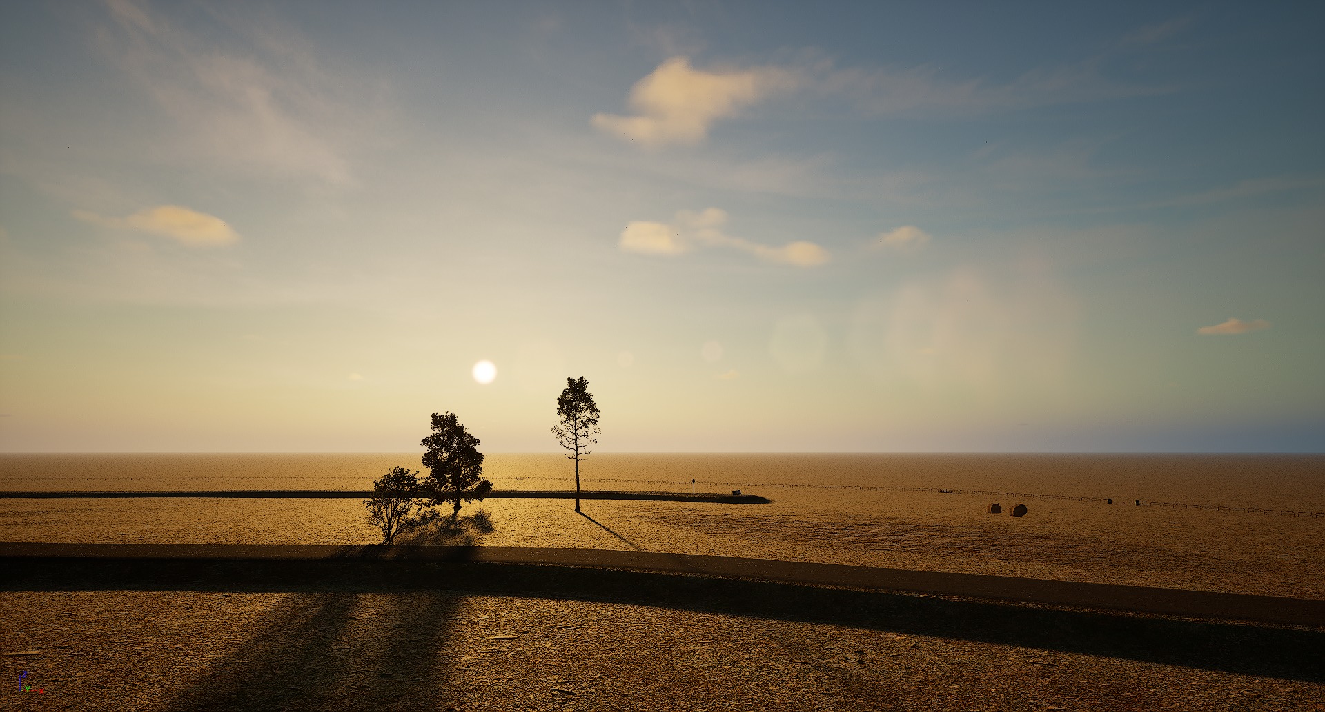 UE5 Mountain road at dusk 3D model | CGTrader