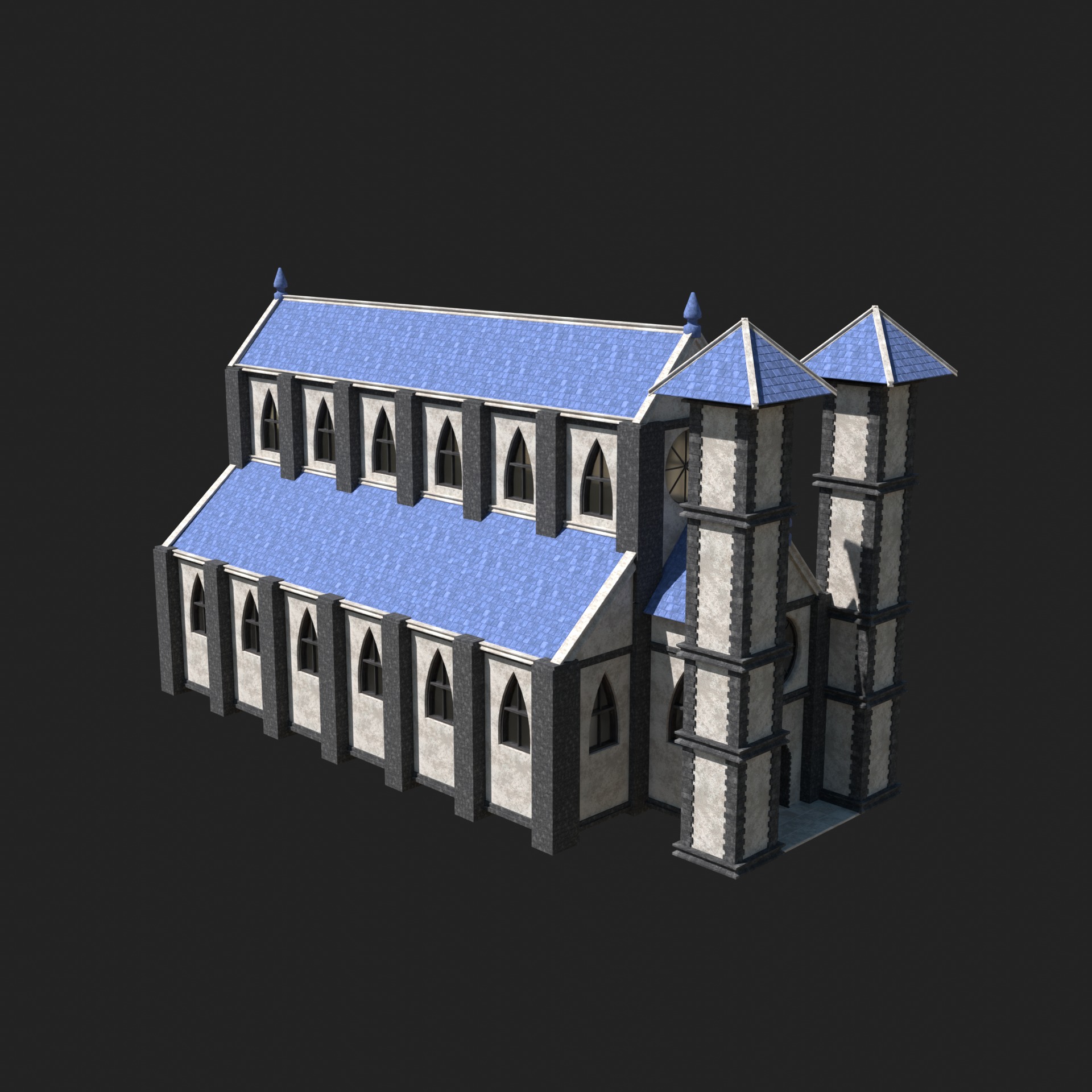 3D model GOTHIC MEDIEVAL CATHEDRAL CHURCH TEMPLE BUILDING COLLECTION VR ...