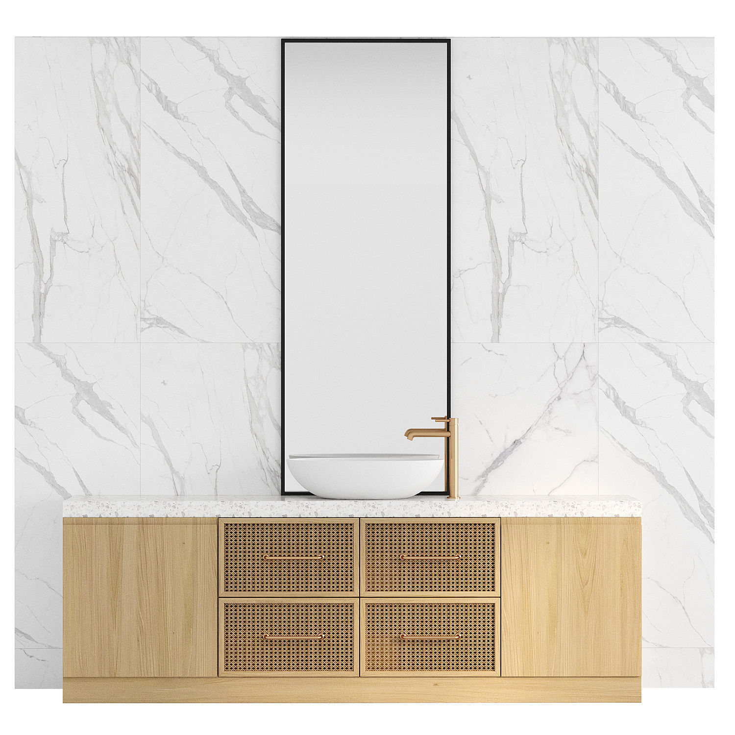 Bathroom furniture free 3D model | CGTrader