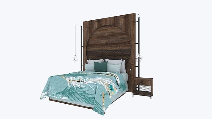 Master Bed free 3D model | CGTrader