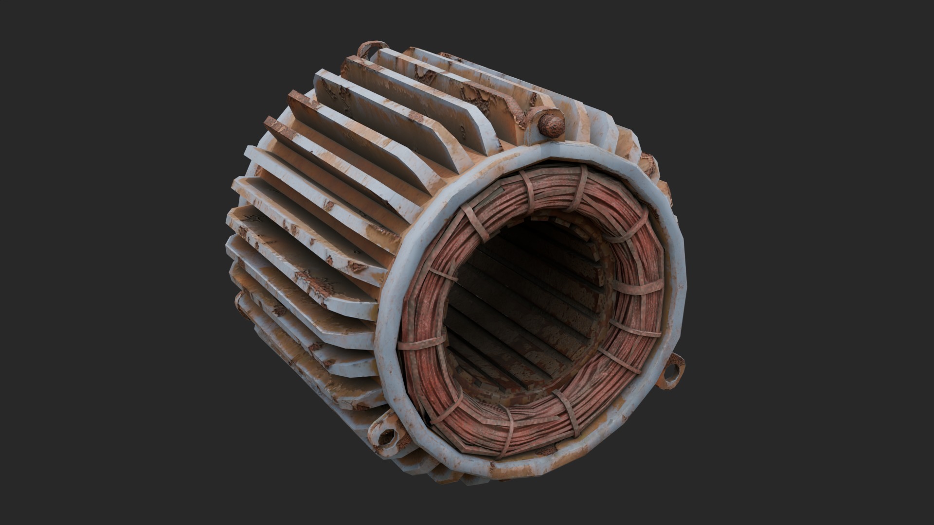 3D model Broken Engine VR / AR / low-poly | CGTrader