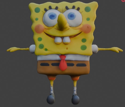 Spongebob Squarepants free VR / AR / low-poly 3D model | CGTrader
