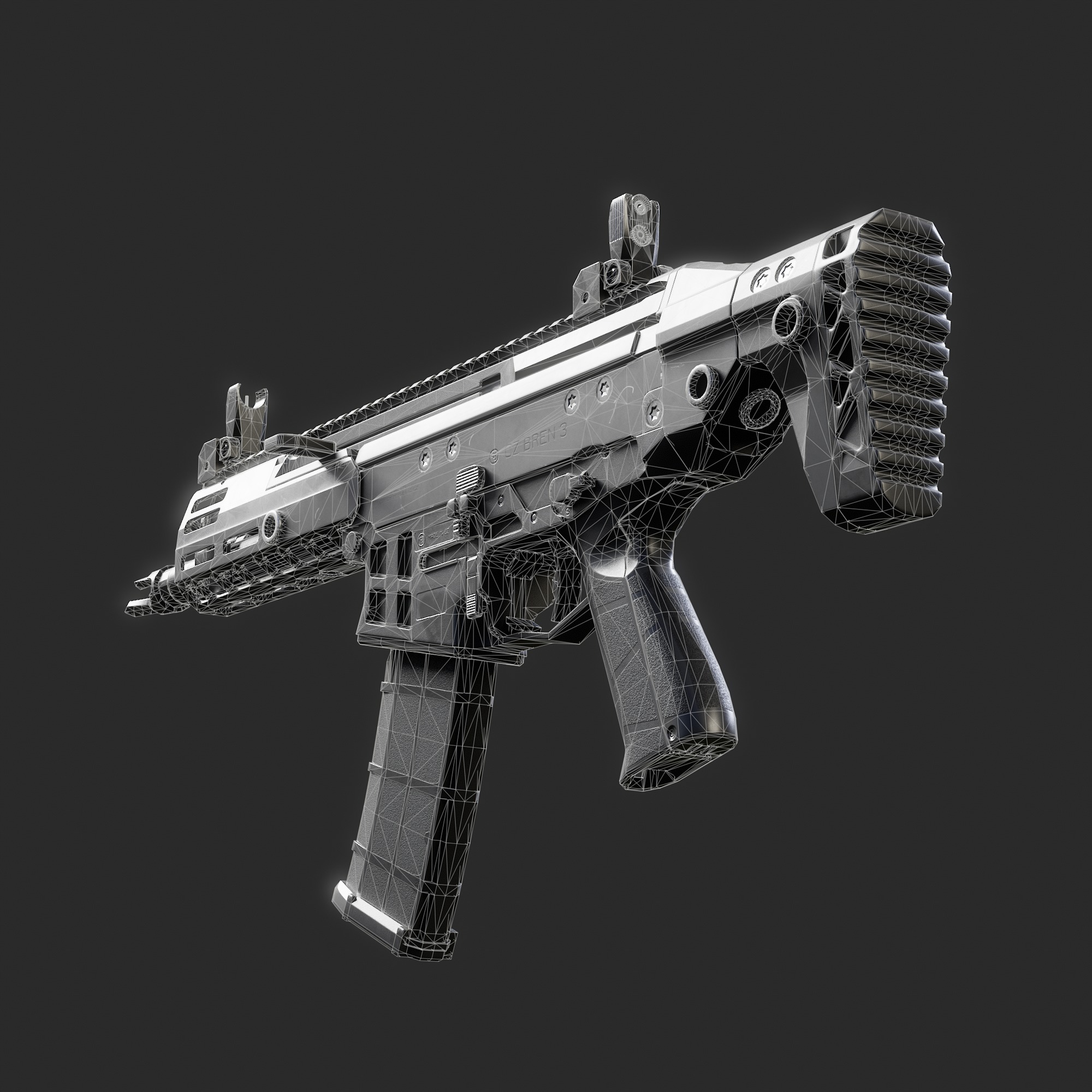 3D model CZ Bren 3 VR / AR / low-poly | CGTrader