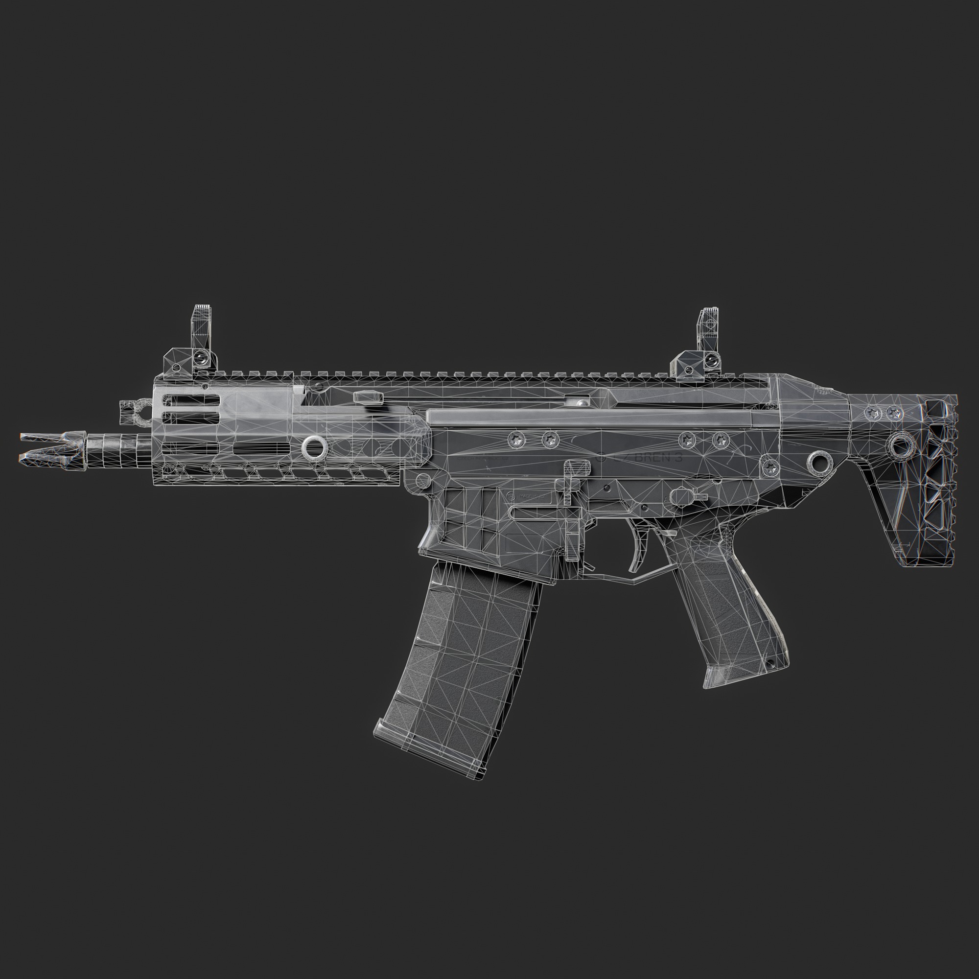 3D model CZ Bren 3 VR / AR / low-poly | CGTrader
