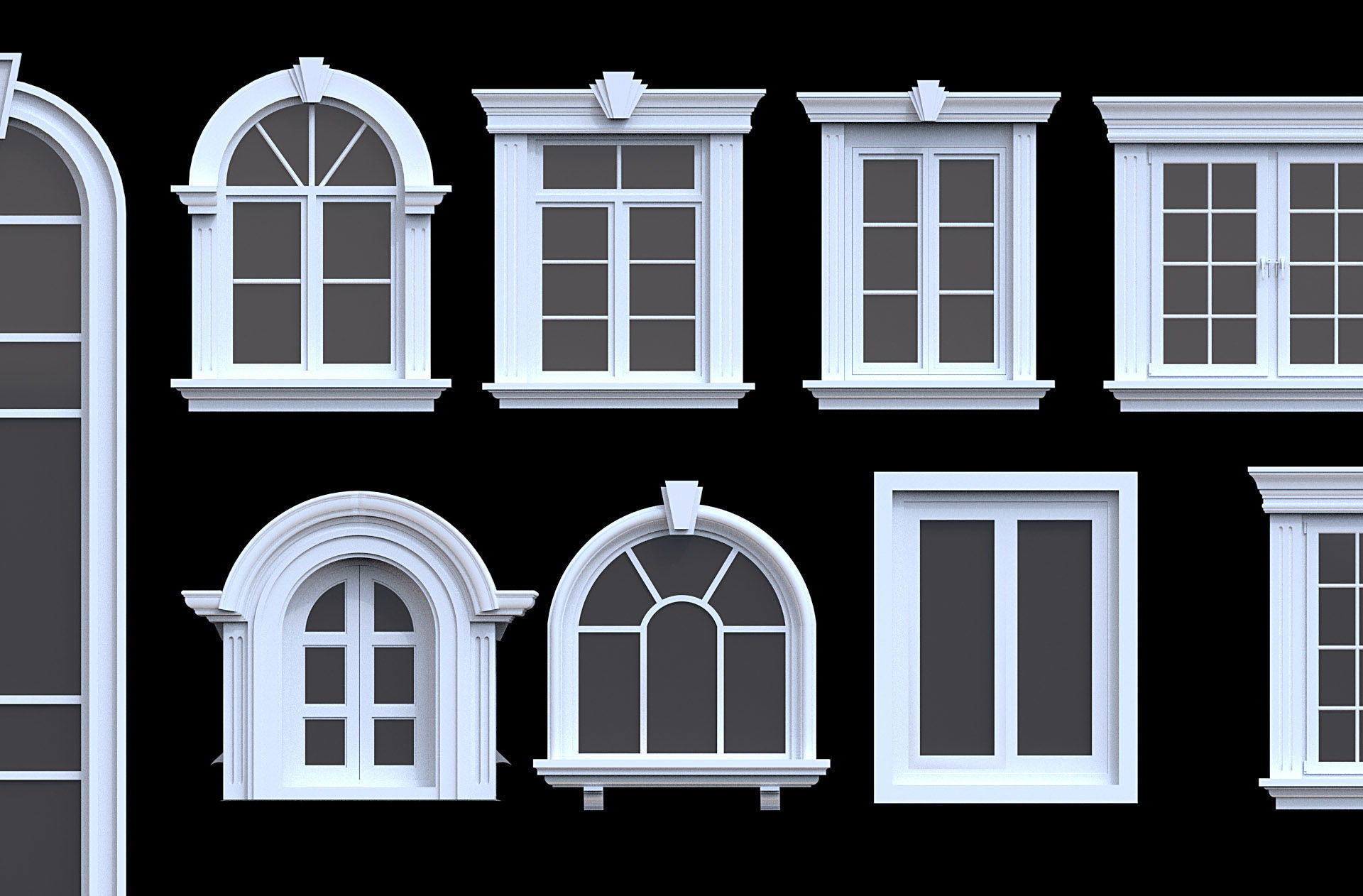 Classic Window 3d models 3D model | CGTrader