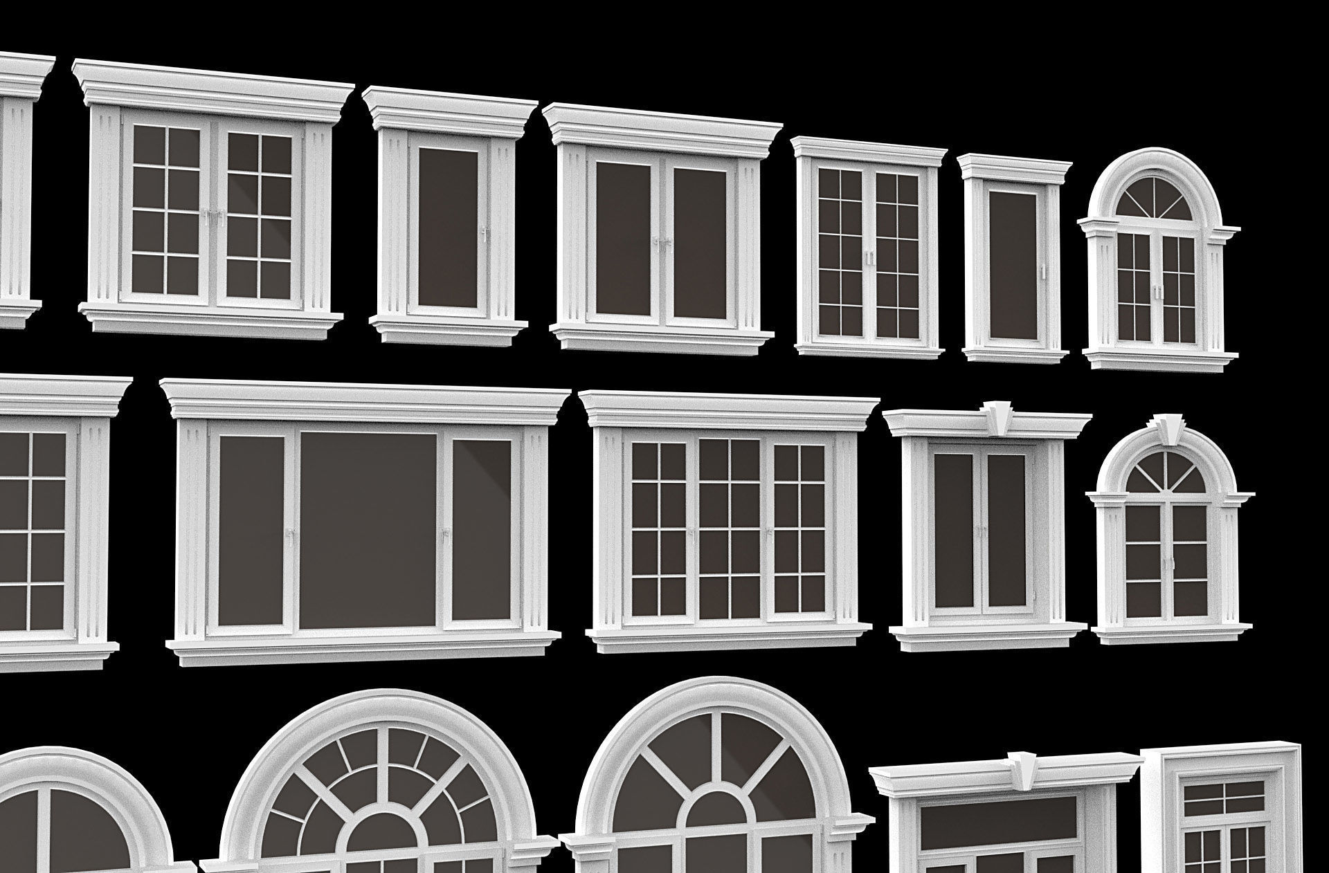 Classic Window 3d models 3D model | CGTrader