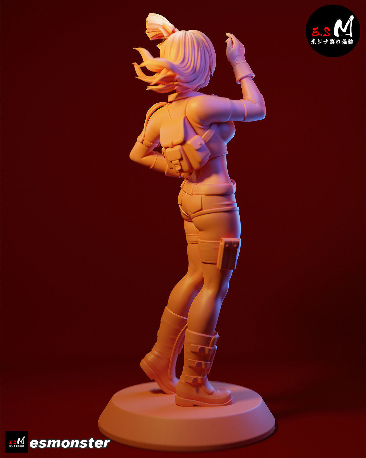 Bulma P2 - Dragon Ball CHARACTER BY ESM 3D model 3D printable | CGTrader