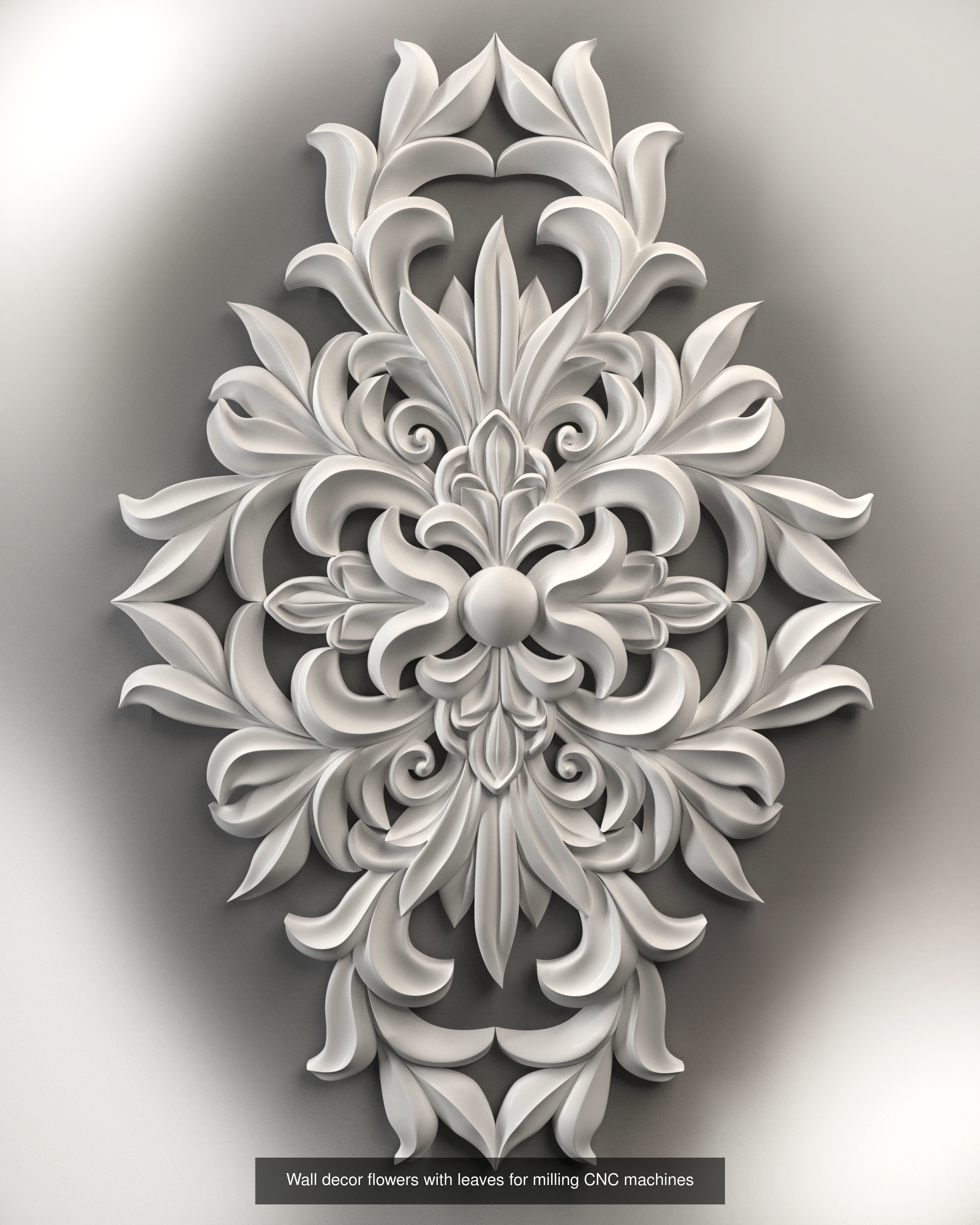 3d models of furniture and wall decorations for CNC machine 3D Model ...