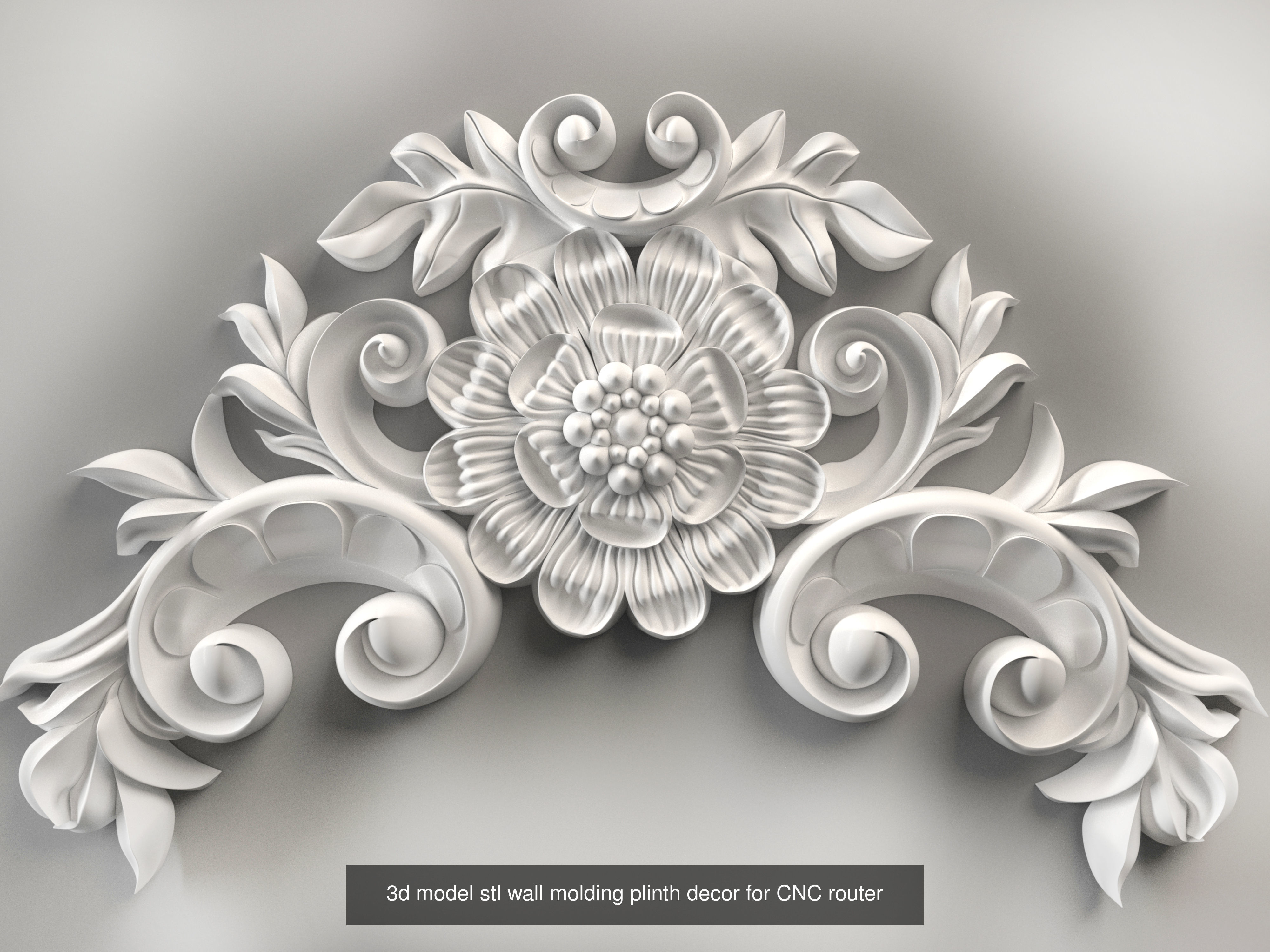 3d models of furniture and wall decorations for CNC machine 3D Model ...