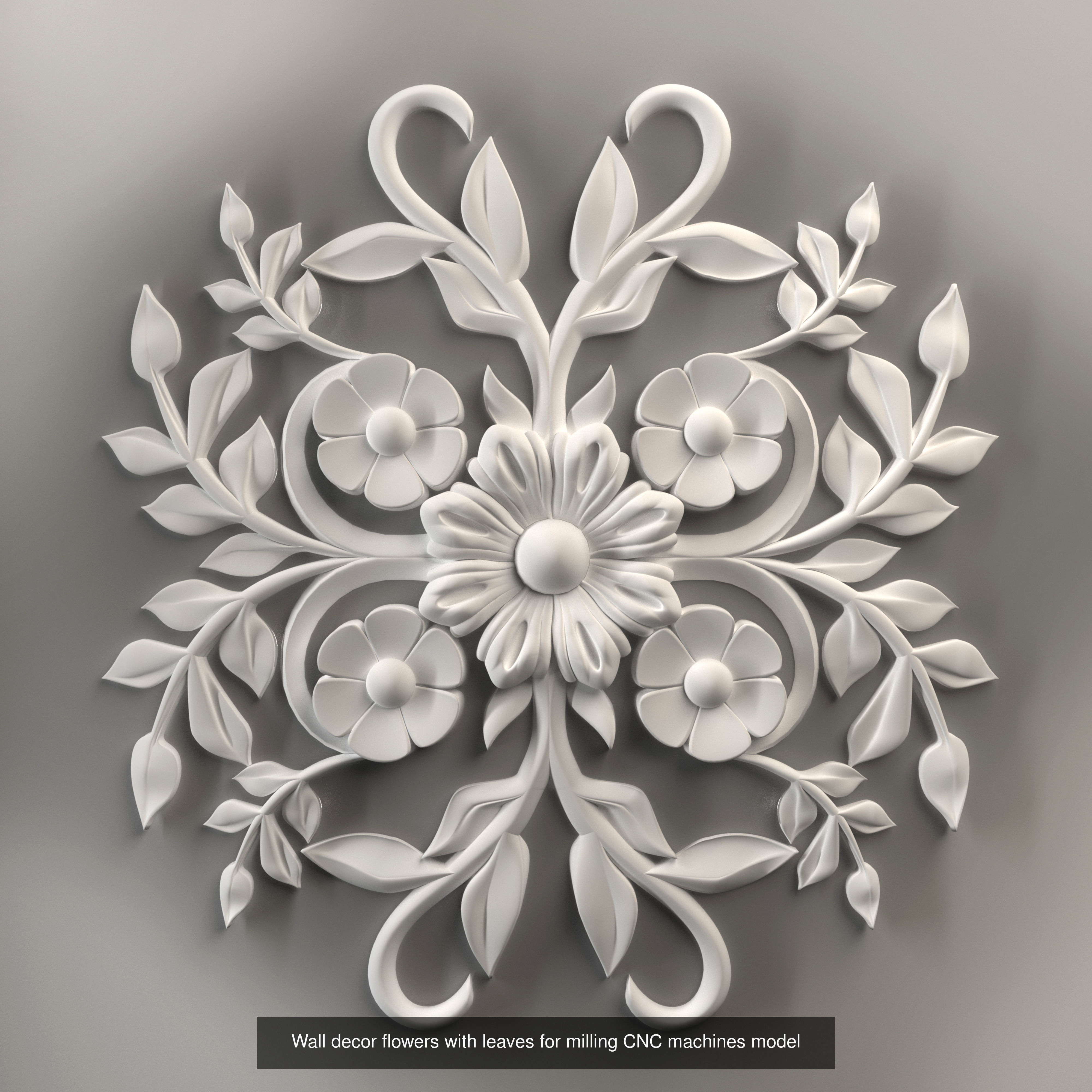 3d models of furniture and wall decorations for CNC machine 3D Model ...