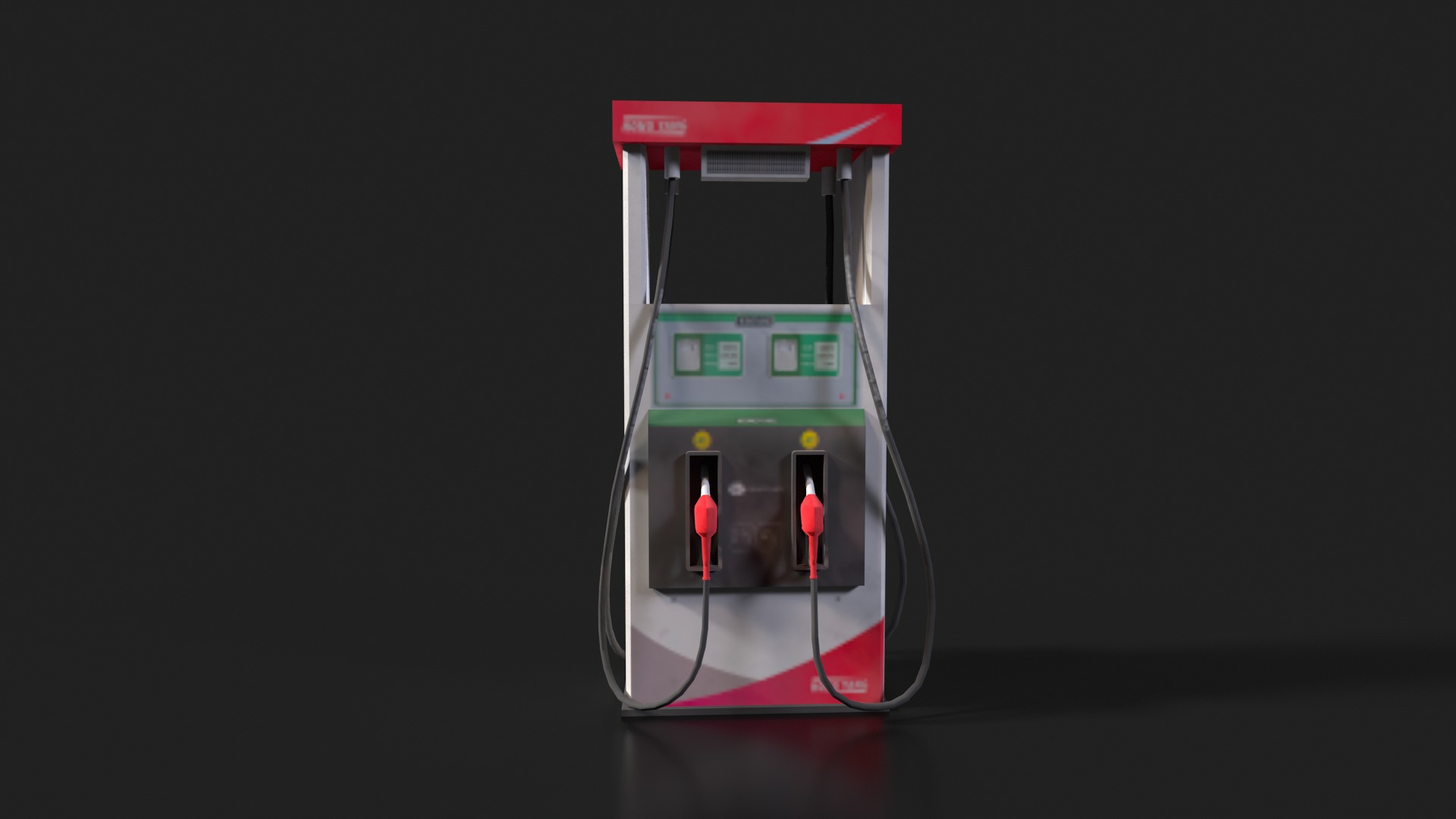 Fuel station pump DEMO free VR / AR / low-poly 3D model | CGTrader