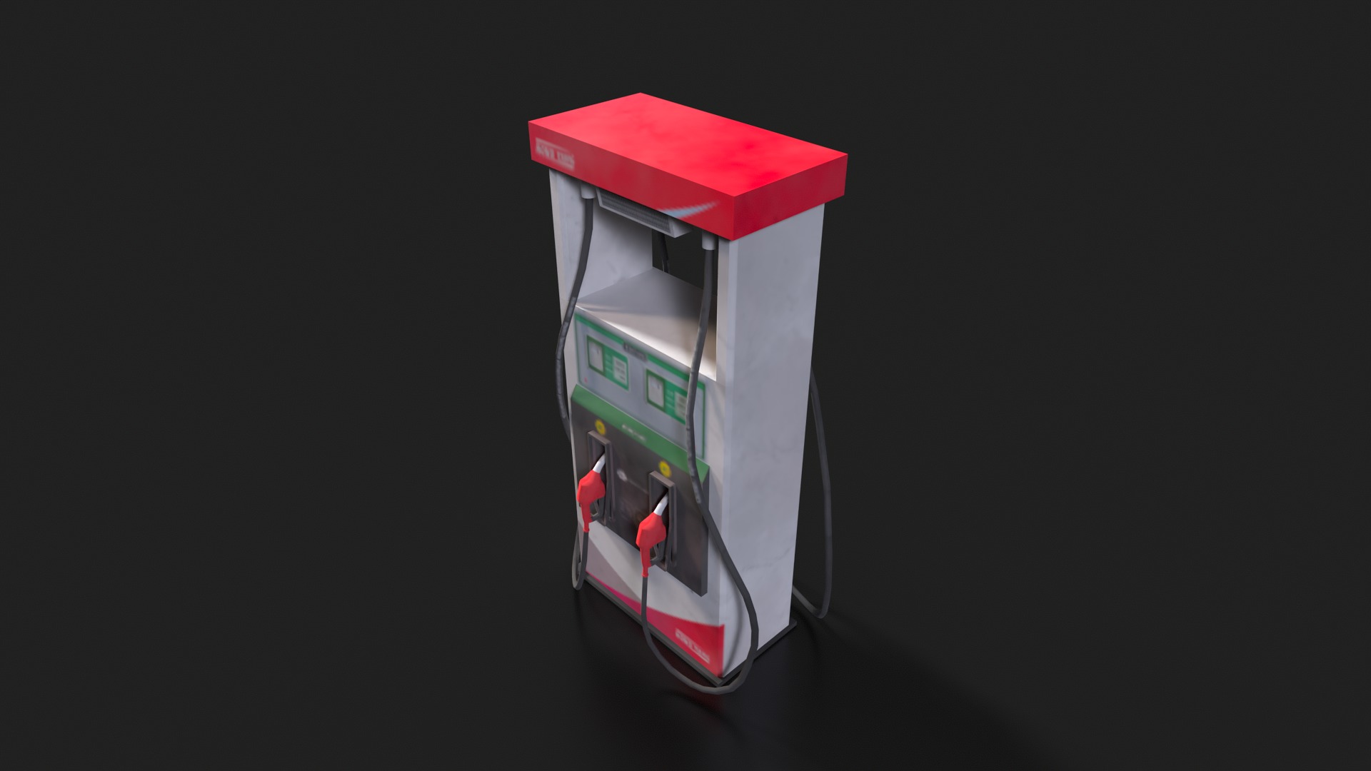 Fuel station pump DEMO free VR / AR / low-poly 3D model | CGTrader