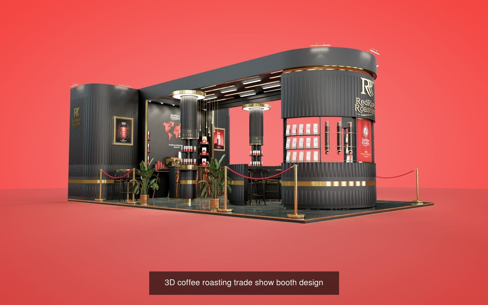 Mega Pack 20 trade show exhibition Stand booths 3d models 3D Model Collection | CGTrader