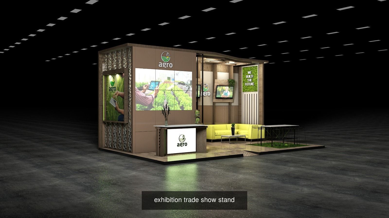 Mega Pack 20 trade show exhibition Stand booths 3d models 3D Model Collection | CGTrader