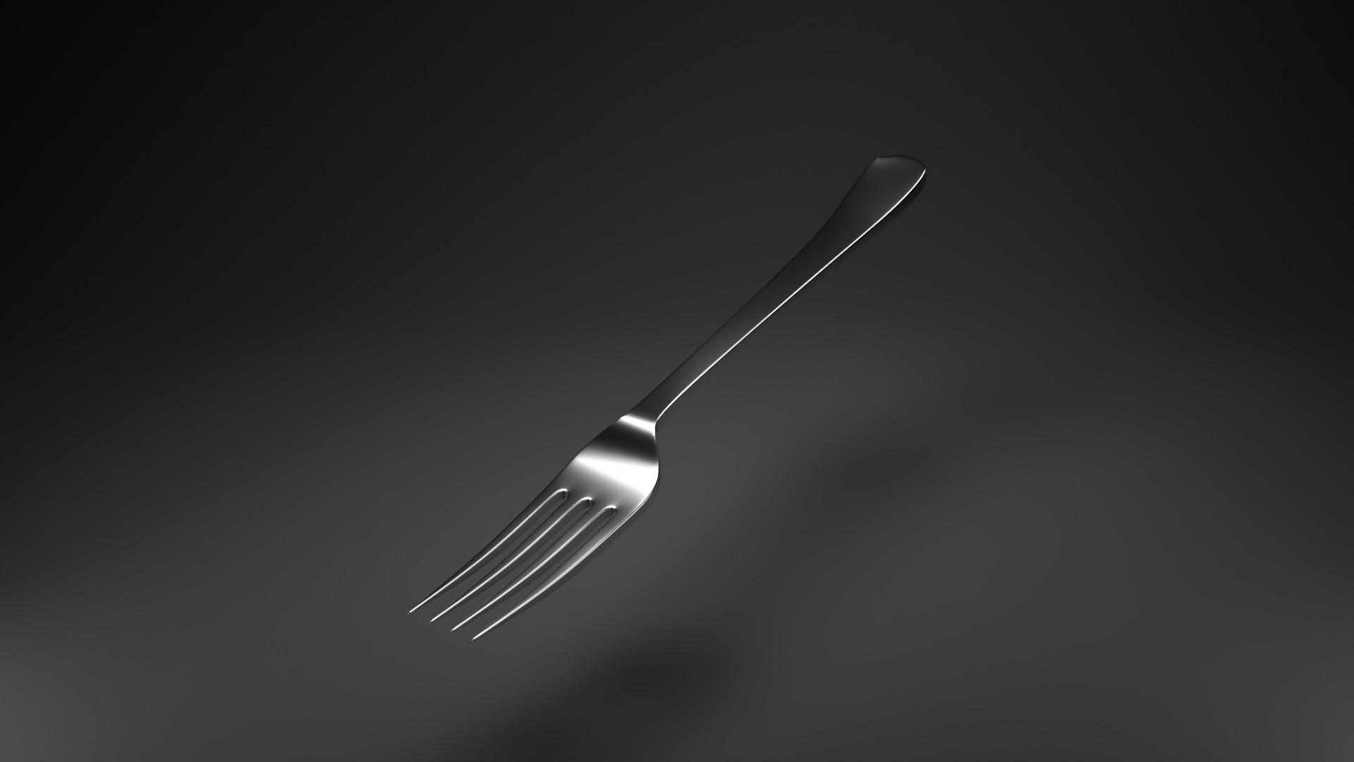Classic free fork free VR / AR / low-poly 3D model | CGTrader