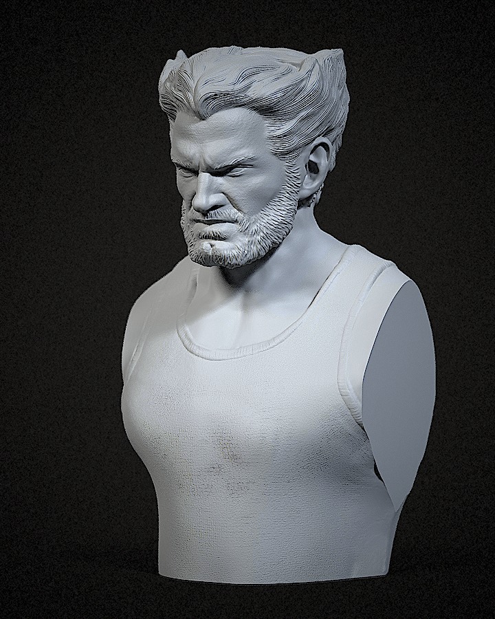 Cavillrine Henry Cavill Deadpool and Wolverine bust 3D model 3D ...