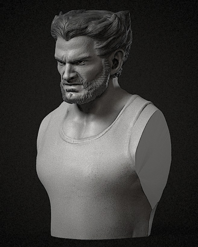 Cavillrine Henry Cavill Deadpool and Wolverine bust 3D model 3D ...