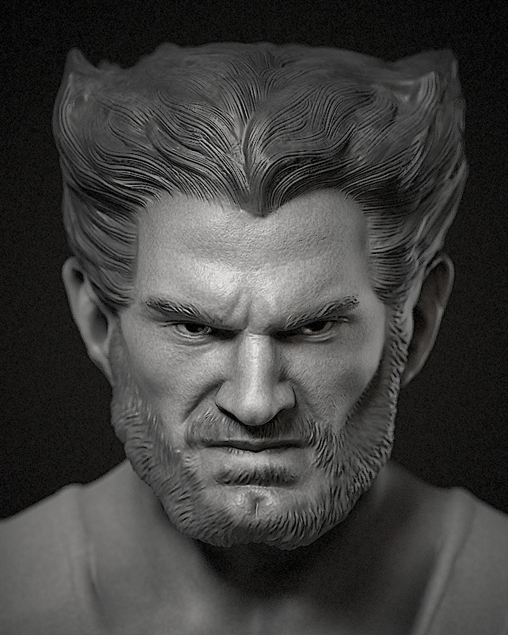 Cavillrine Henry Cavill Deadpool and Wolverine bust 3D model 3D ...