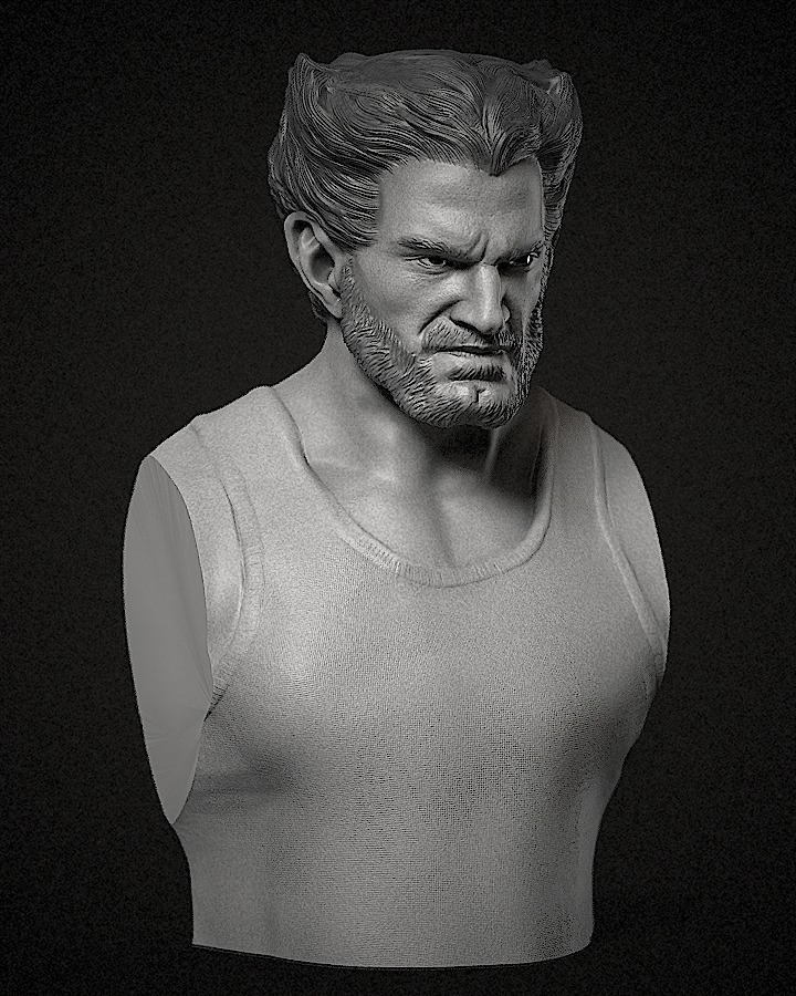 Cavillrine Henry Cavill Deadpool and Wolverine bust 3D model 3D ...