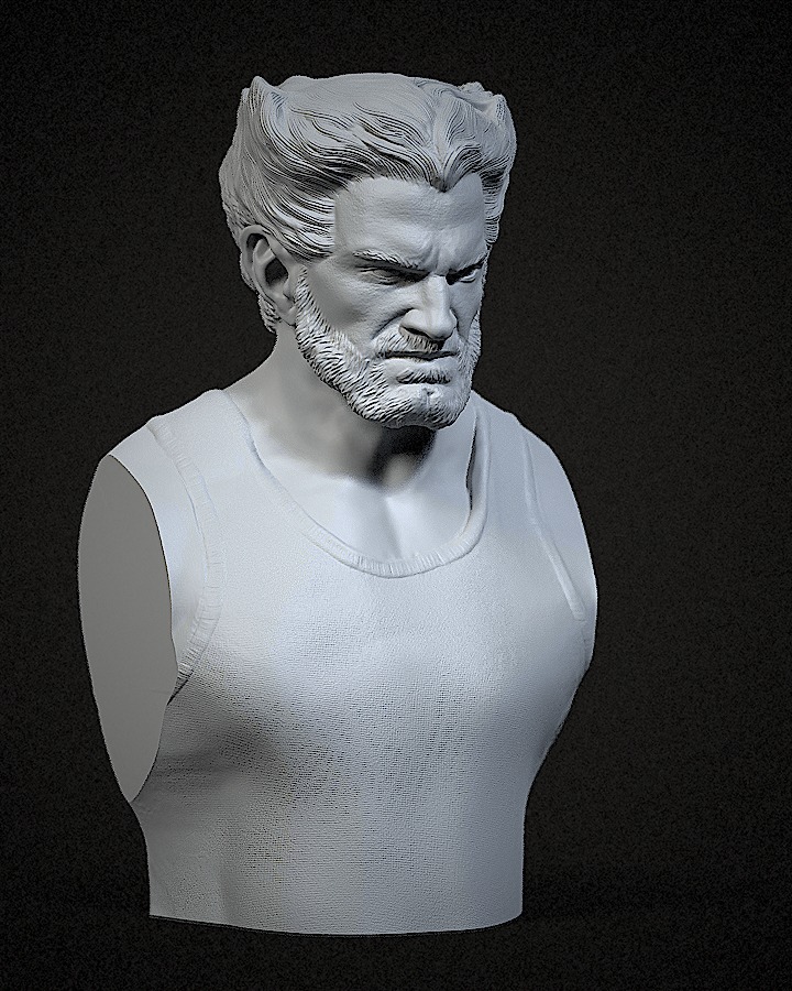 Cavillrine Henry Cavill Deadpool and Wolverine bust 3D model 3D ...