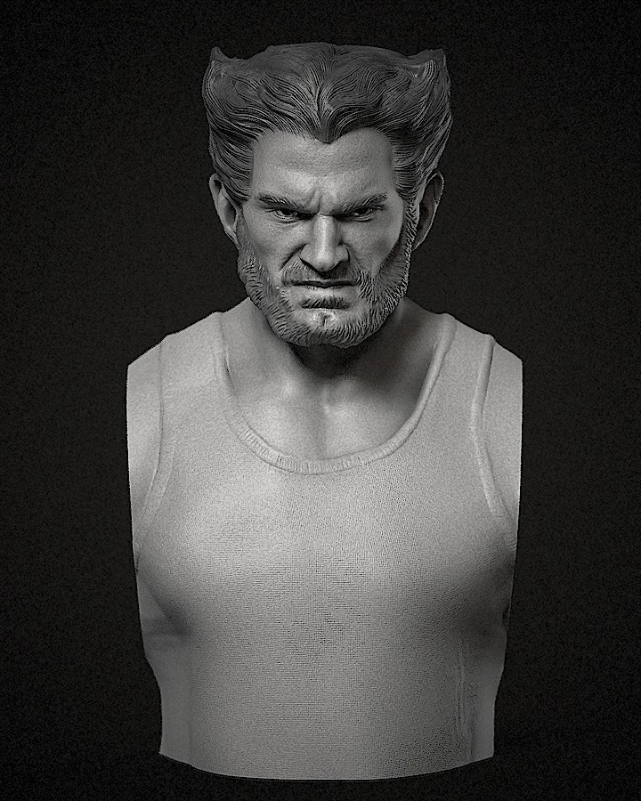 Cavillrine Henry Cavill Deadpool and Wolverine bust 3D model 3D ...