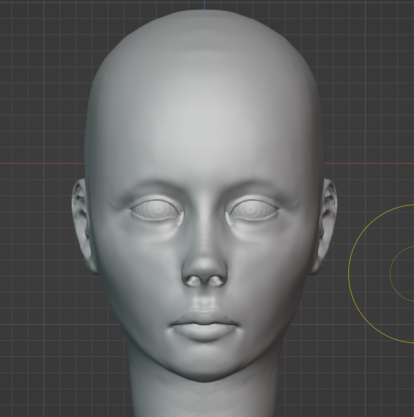 high poly female head free 3D model | CGTrader