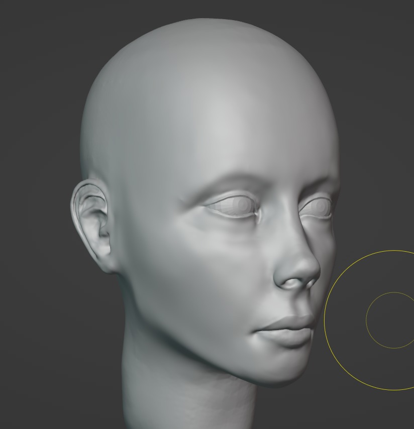 high poly female head free 3D model | CGTrader