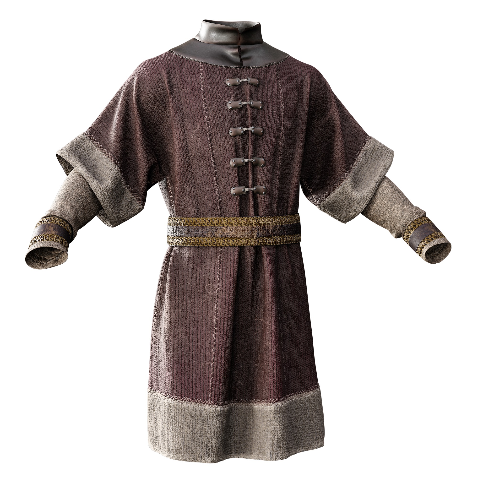 3D medieval Tunic character clothing free 3D model | CGTrader