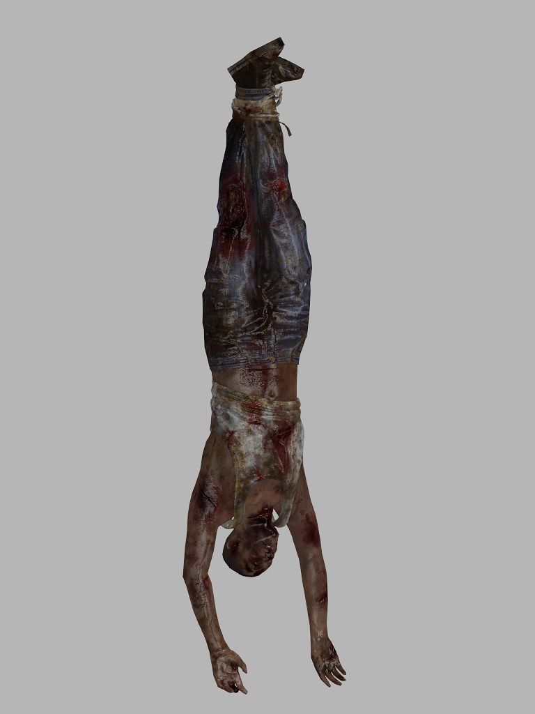 3D model Horror Assets - Human Corpses Pack Low-poly 3D model VR / AR ...