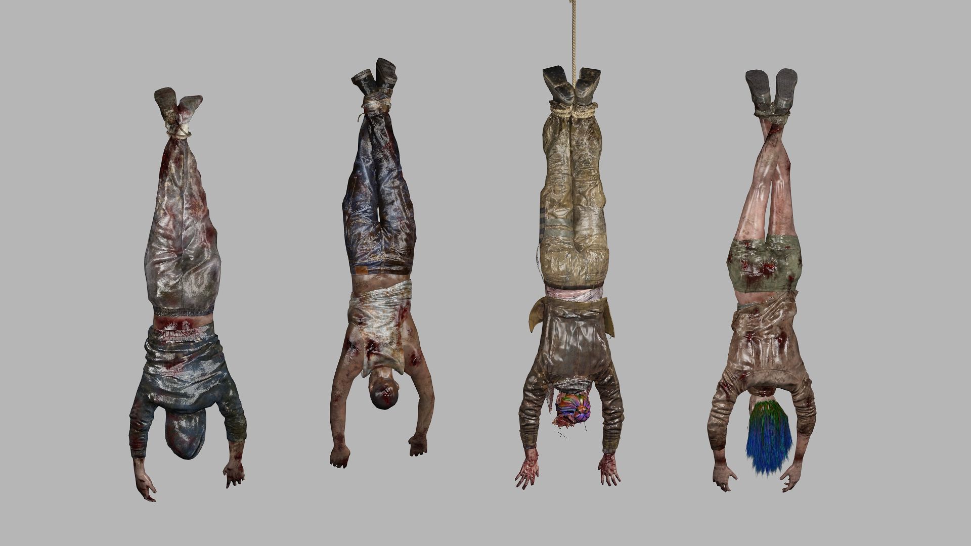 3D model Horror Assets - Human Corpses Pack Low-poly 3D model VR / AR ...