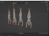 3D model Horror Assets - Human Corpses Pack Low-poly 3D model VR / AR ...