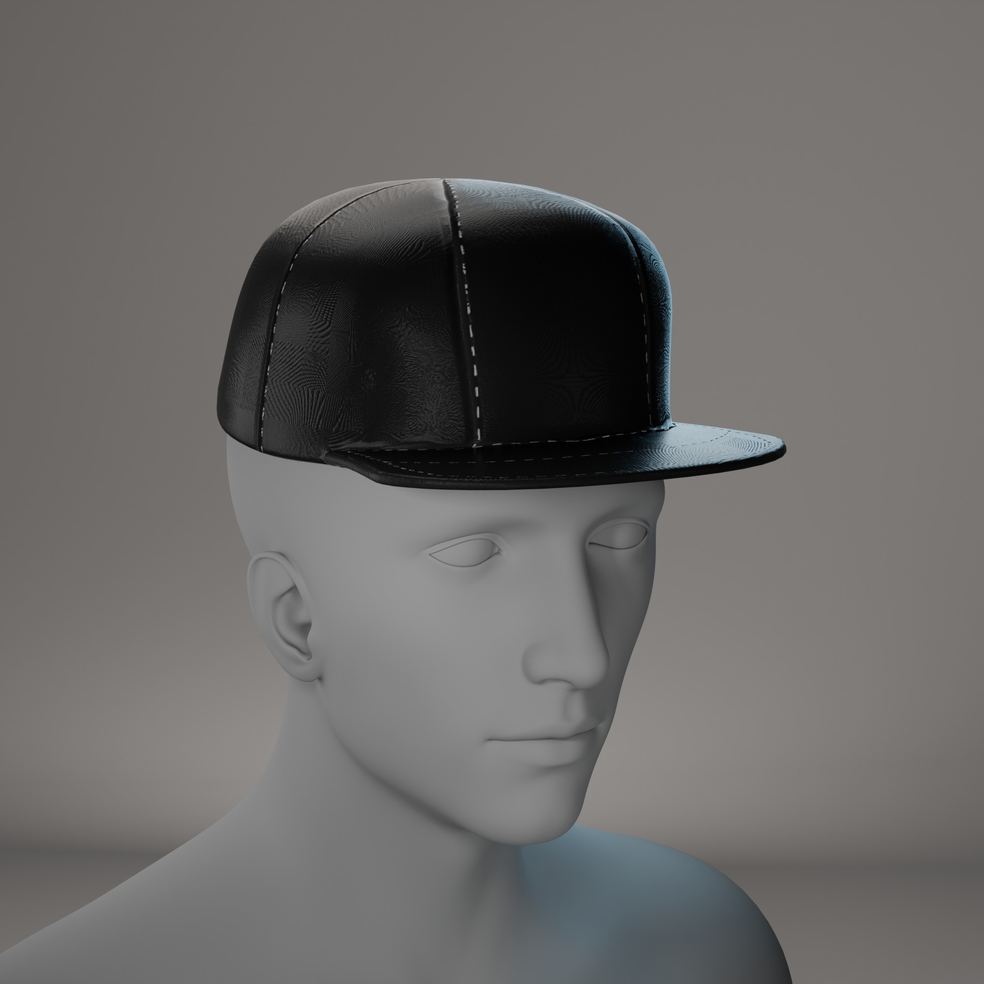 3D model Black Baseball Cap 3D Model VR / AR / low-poly | CGTrader