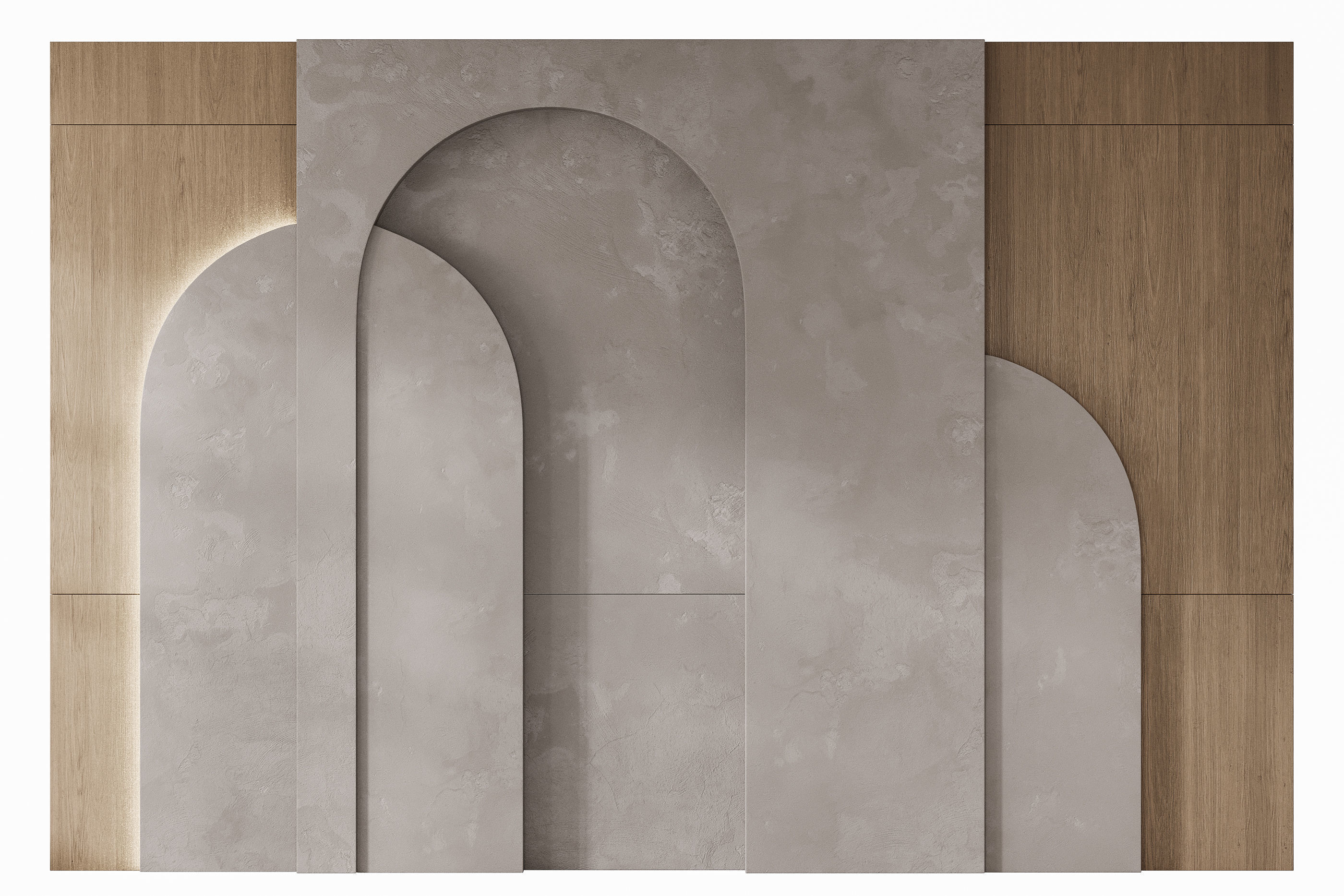 78 Wall Panel Arc 3D model | CGTrader