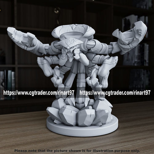 skarner 3d print model from League of Legends 3D model 3D printable ...