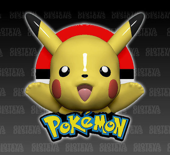 Pokemon Pikachu 3D model | CGTrader