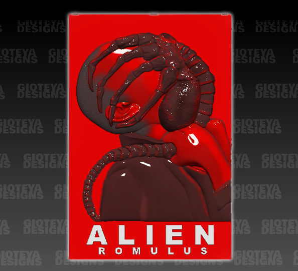 Alien Romulus Poster 3D model | CGTrader