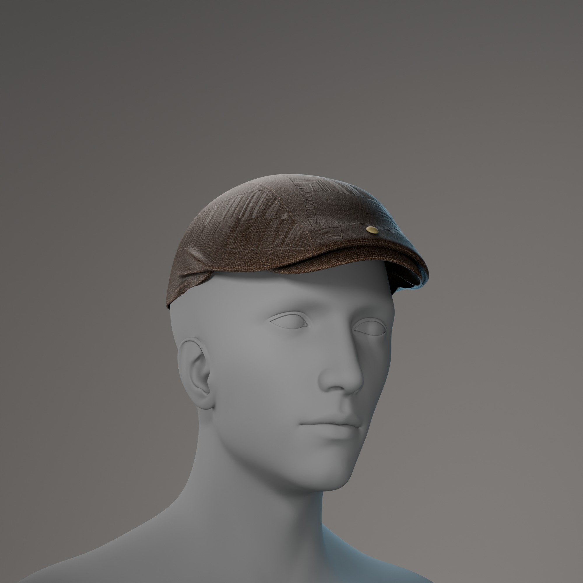 3D model Flat Cap 3D Model VR / AR / low-poly | CGTrader