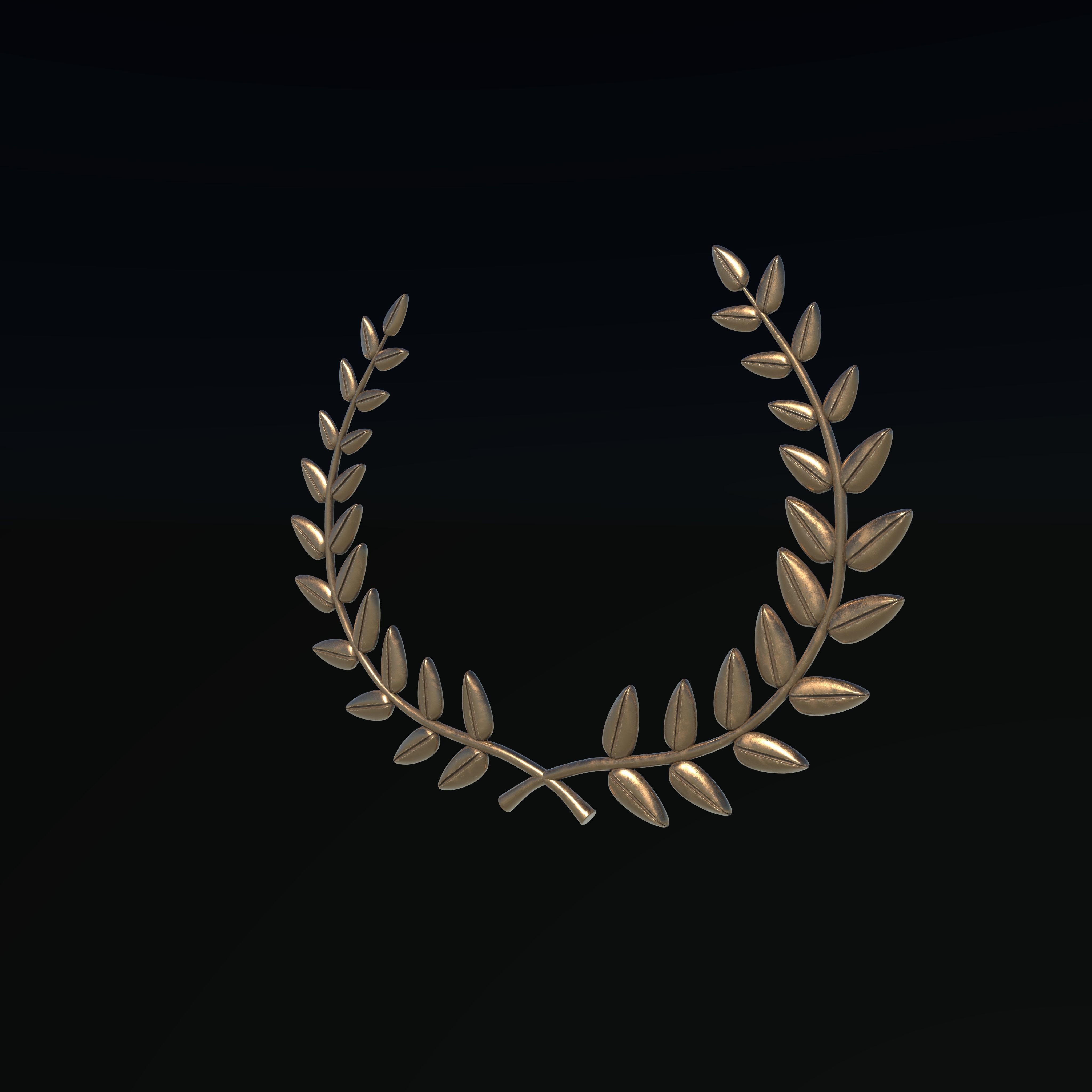 Laurel Wreath 3D model animated | CGTrader