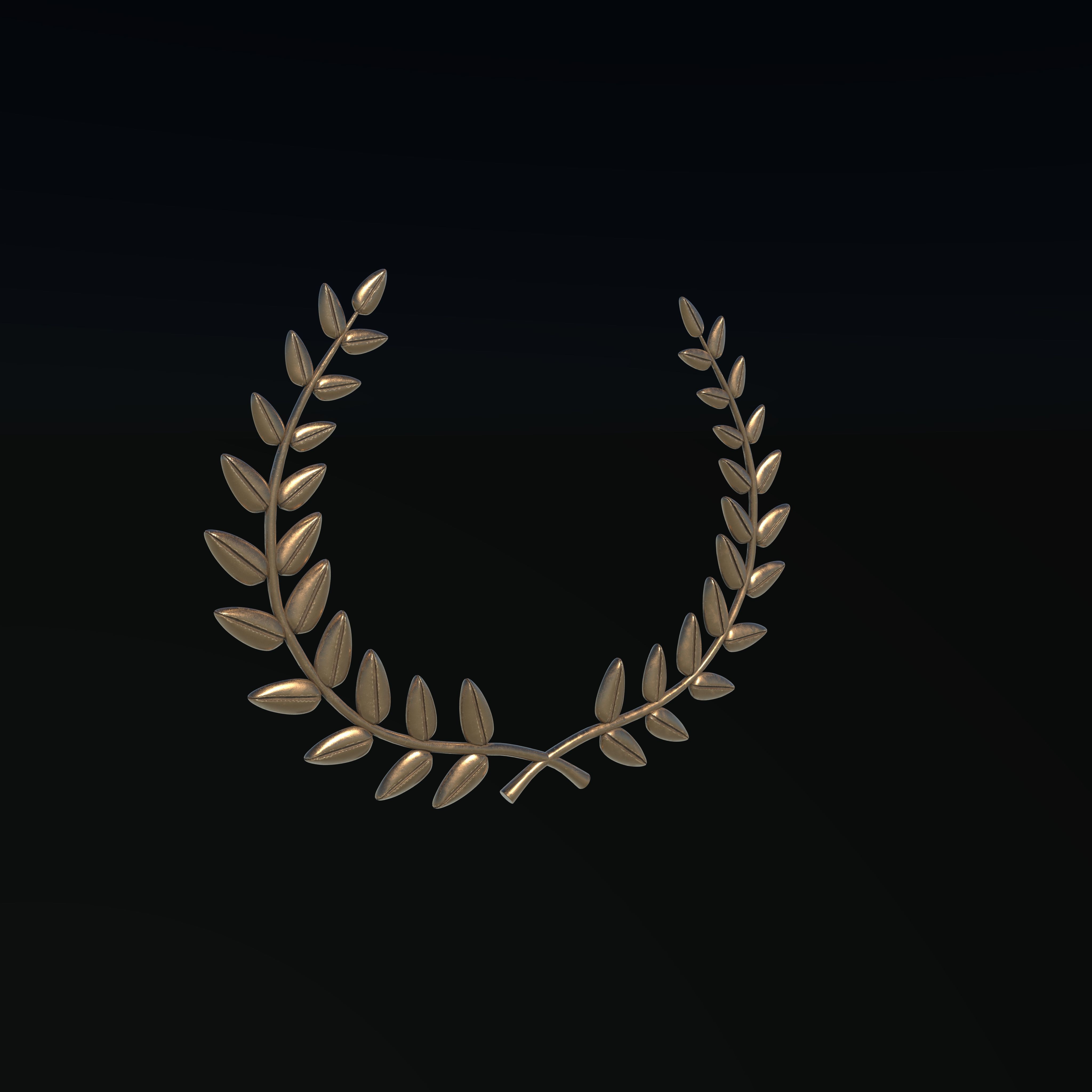 Laurel Wreath 3D model animated | CGTrader