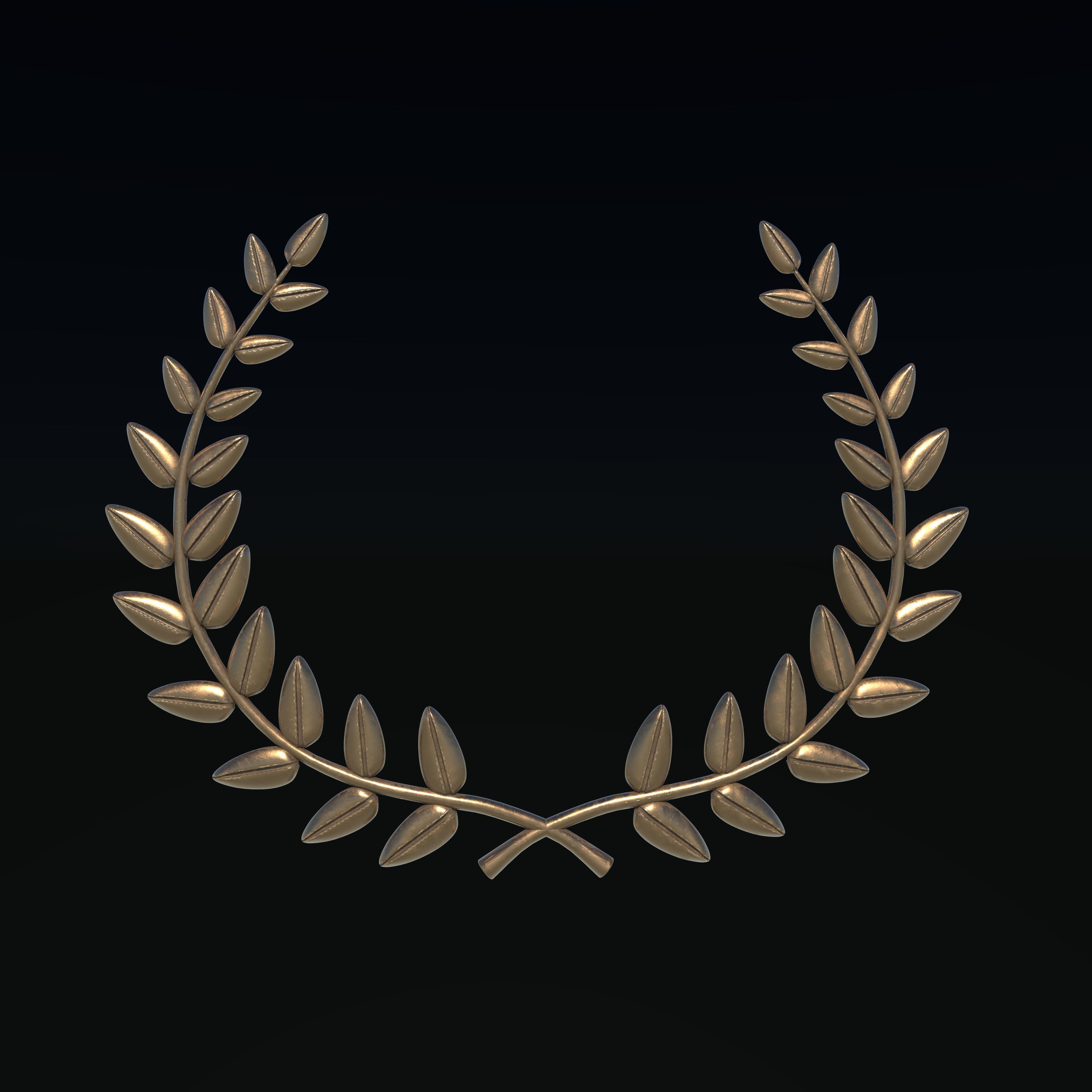 Laurel Wreath 3D model animated | CGTrader