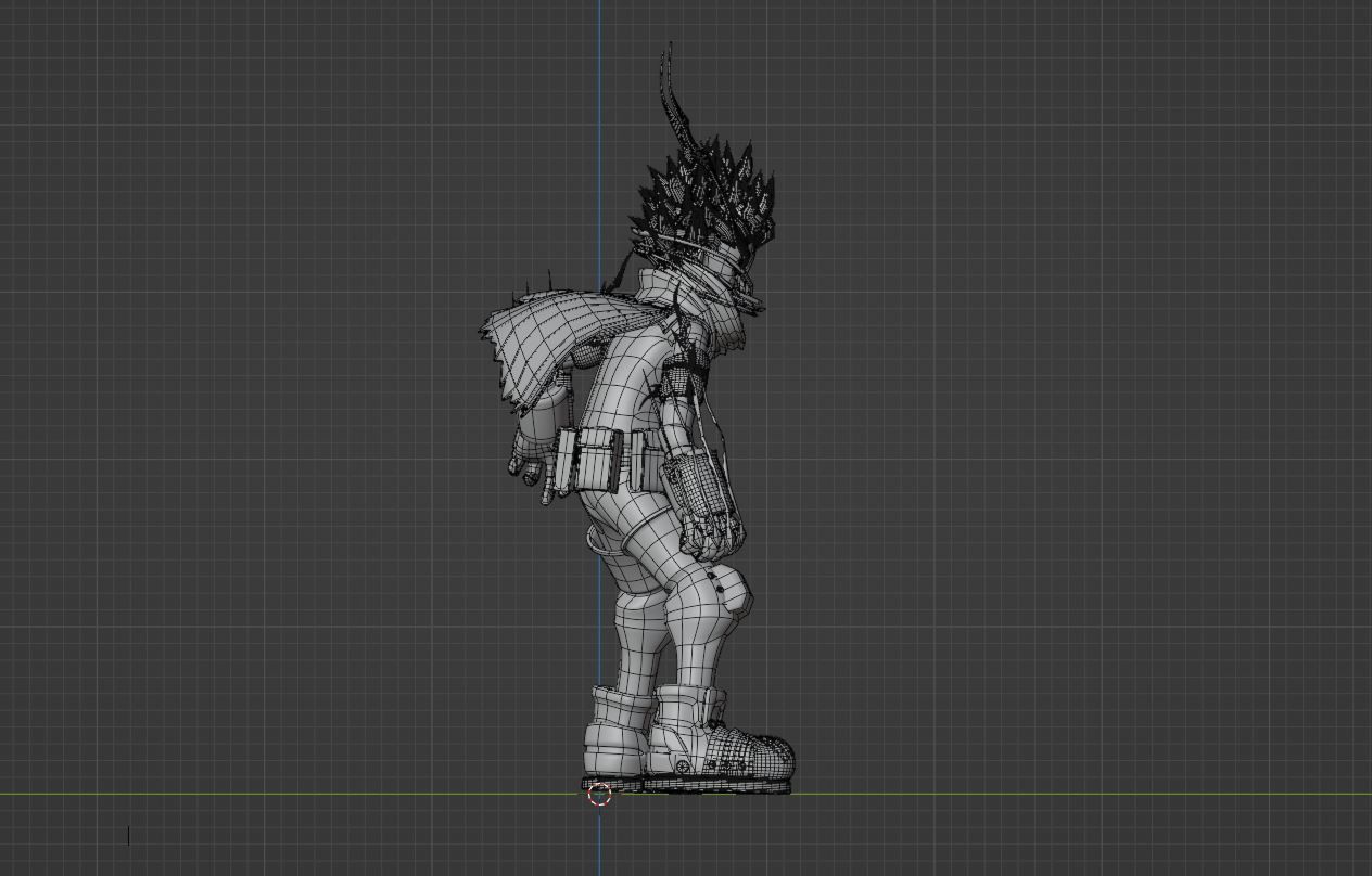 Izuku Midoriya - Deku - My Hero Academia 3D model rigged | CGTrader