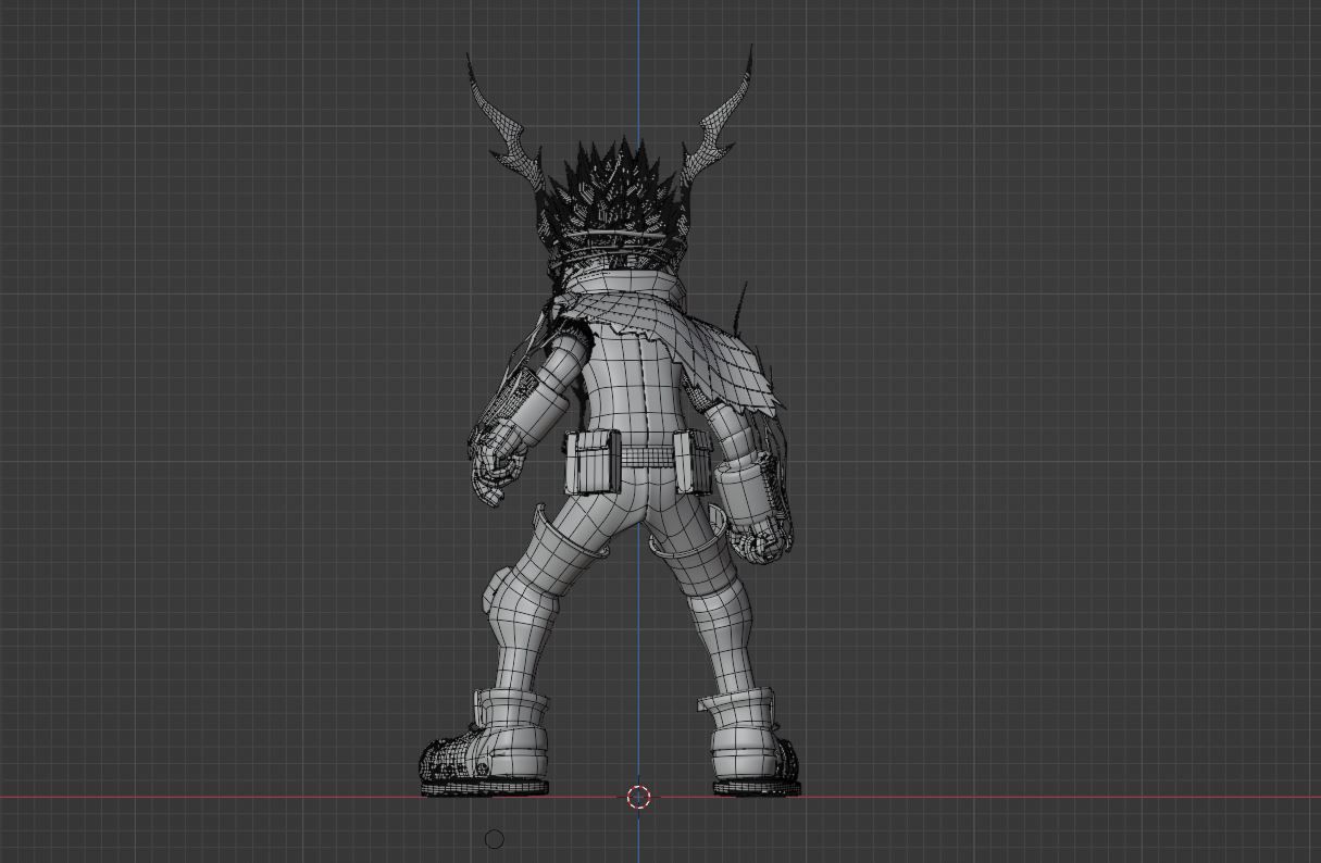 Izuku Midoriya - Deku - My Hero Academia 3D model rigged | CGTrader
