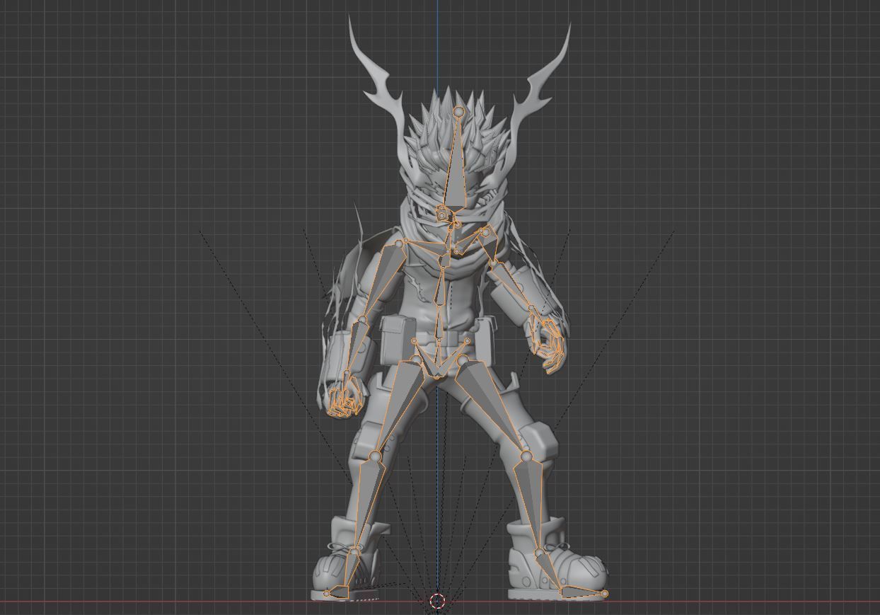 Izuku Midoriya - Deku - My Hero Academia 3D model rigged | CGTrader