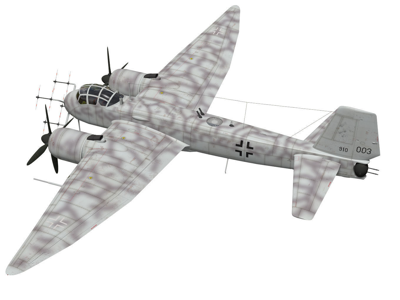 Junkers Ju 388 J-1 3D model | CGTrader