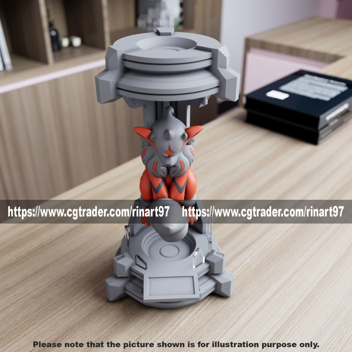Hisuian Arcanine 3d print model in the lab from pokemon 3D model 3D ...