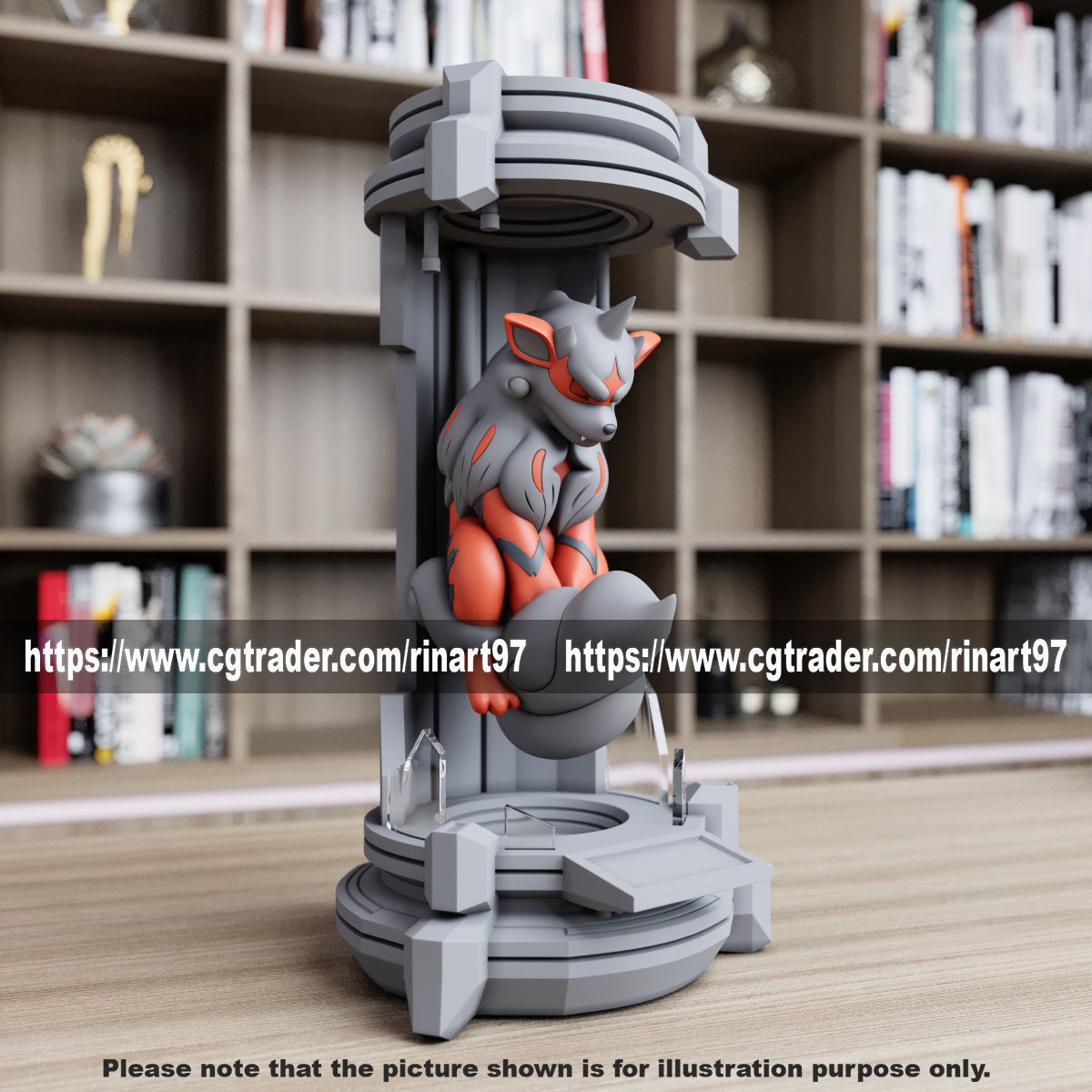 Hisuian Arcanine 3d print model in the lab from pokemon 3D model 3D ...